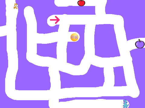 迷宫（电脑版）-开心-侯老师编程网站(codinghou.cn) - Scratch编程教程与创作社区